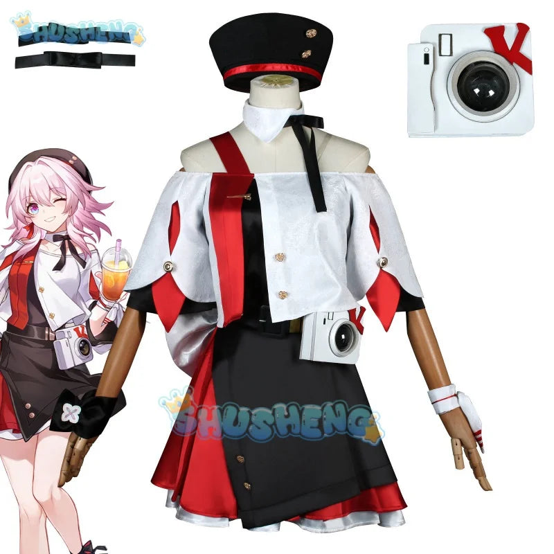 KFC X Honkai: Star Rail Cos March 7th Cosplay Costume Full Set Danheng