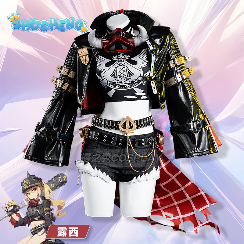 Game Zenless Zone Zero Lucy Cosplay Costume Wig Mask Helmet Uniform ...