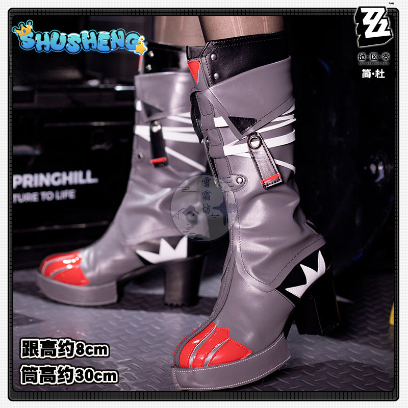 Zenless Zone Zero Jane Doe Cosplay Shoes Boots Jane Cosplay New Eridu ...