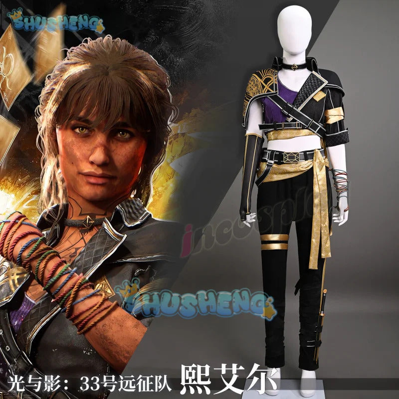 Clair Obscur: Expedition 33 Sciel Cosplay Costume Uniform Halloween