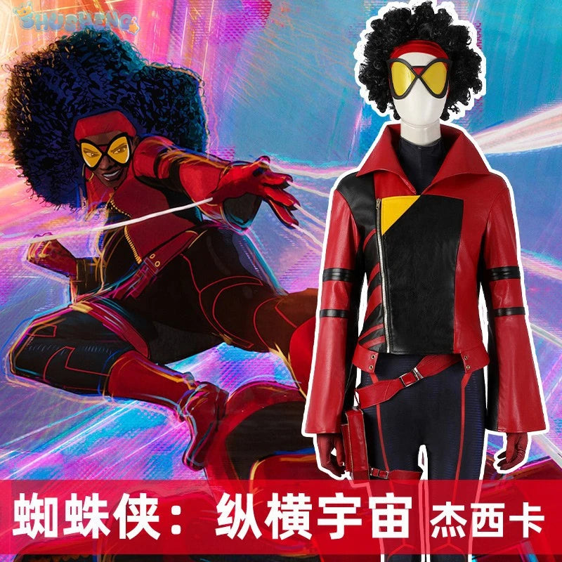 New XXS-XXL Spider-Woman Cosplay Jessica SpiderGirl Costume Superhero ...