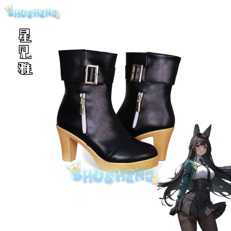 Zenless Zone Zero cos Hoshimi Miyabi Cosplay Anime character prop shoe