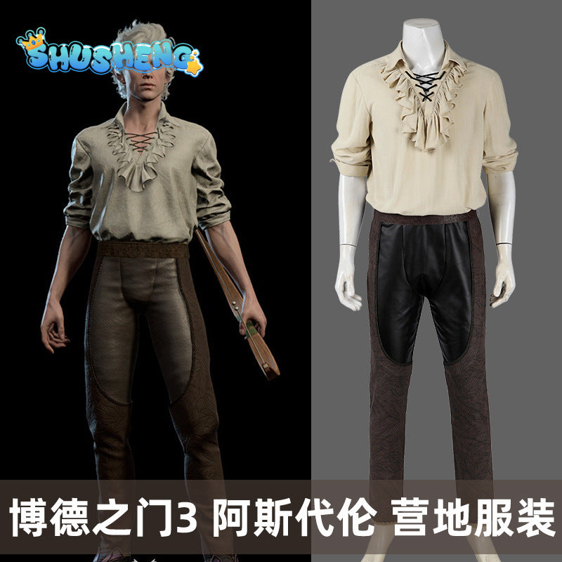Astarion Cosplay Baldurs Cos Gate 3 Fantasia Medieval Costume Disguise ...