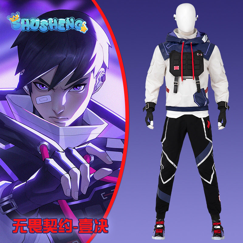 ISO Cosplay Fantasy Game Valorant Costume Disguise Adult Men Roleplay ...
